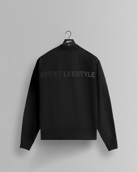 GHOST® HERITAGE BOMBER JACKET | BLACK - GHOST LIFESTYLE – GHOST EU